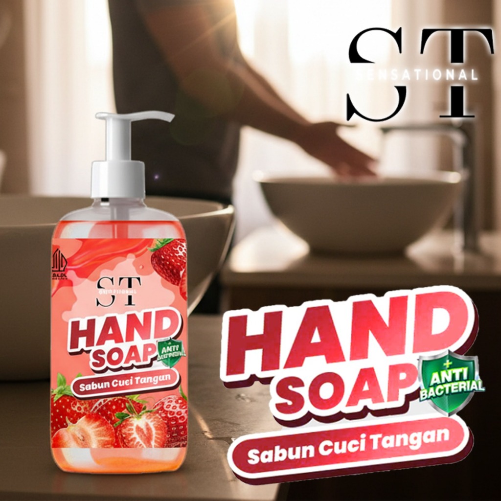 Jual Hand Wash Sabun Cuci Tangan Cair 500ML Lembut & Wangi ...