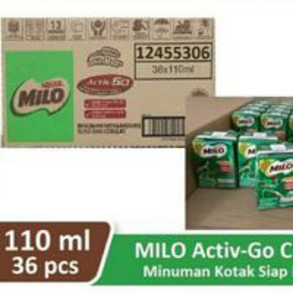 Jual Susu MILO UHT 110ml ( 36pcs / Dus ) Cocok Program MBG | Shopee ...