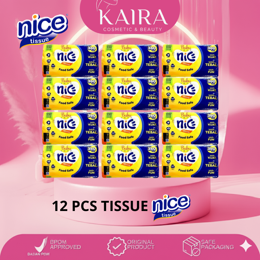 Jual ( PROMO ) TISSUE NICE 360 SHEETS 2PLY KEMASAN TERBARU DAN TERMURAH ...