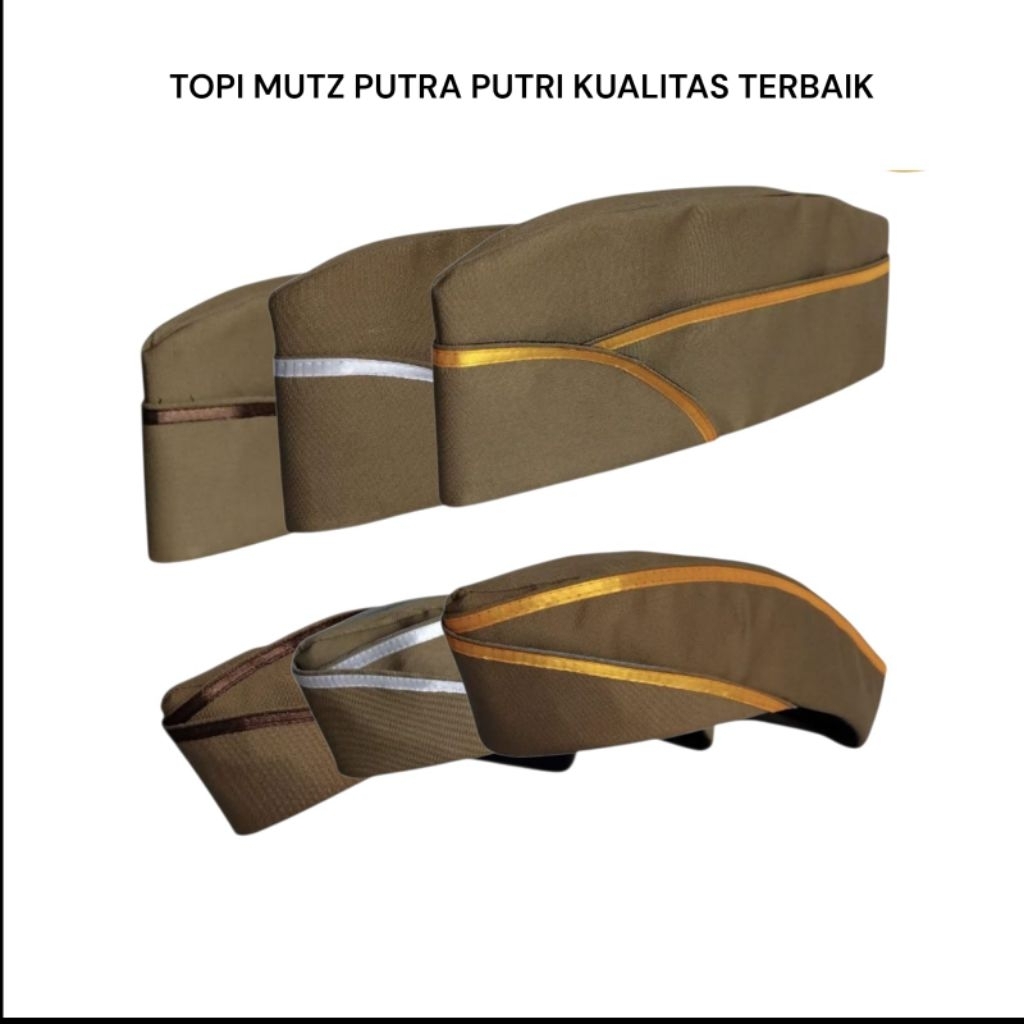 Jual Topi Mut Pria Wanita PNS ASN Bahan Dril Pegawai Negri Topi Upacara ...