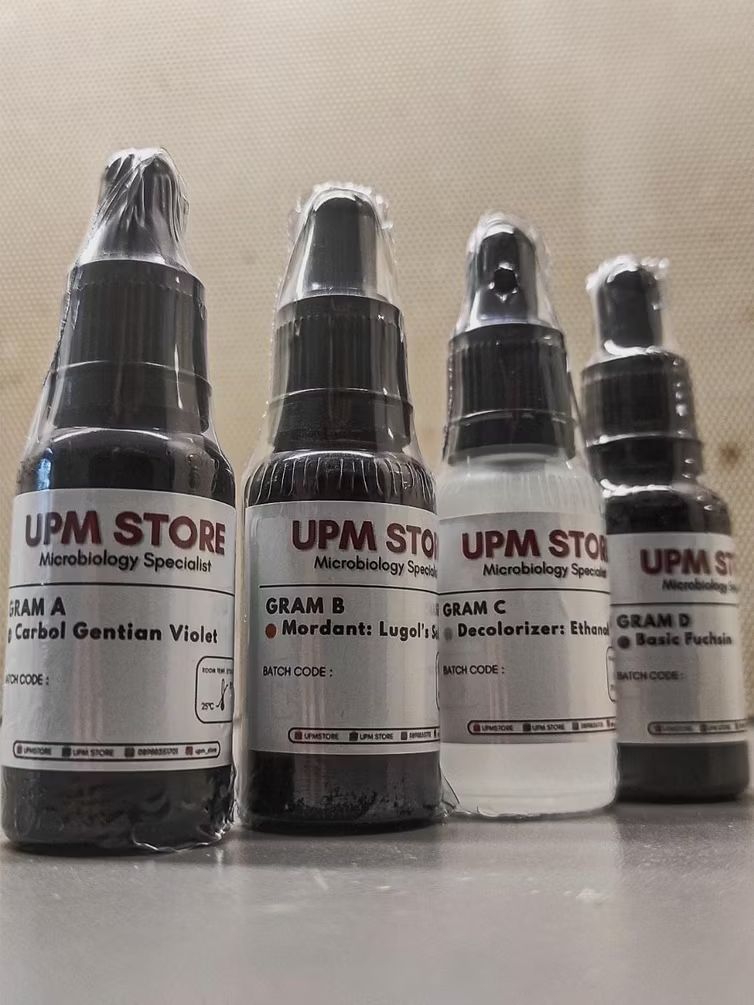 Jual Gram Stain Kit /Gram staining/Cat Gram untuk pengamatan morfologi ...
