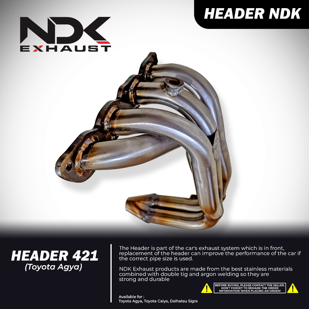 Jual NDK HEADER RACING CALYA SIGRA AGYA AYLA 1200CC KNALPOT RACING ...