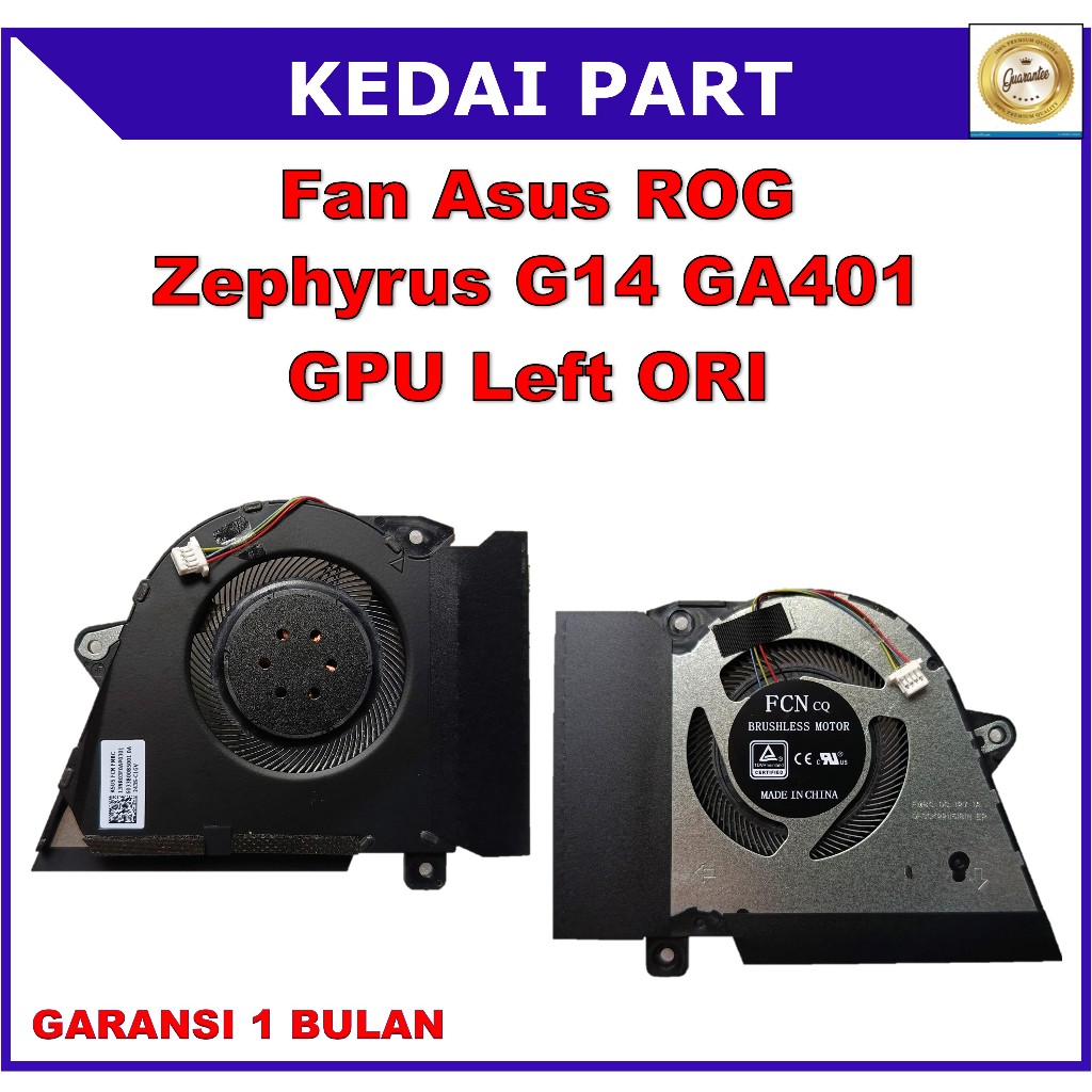 Jual Fan Asus ROG Zephyrus G14 GA401 GA401Q GA401QC GPU Kiri ORI ...