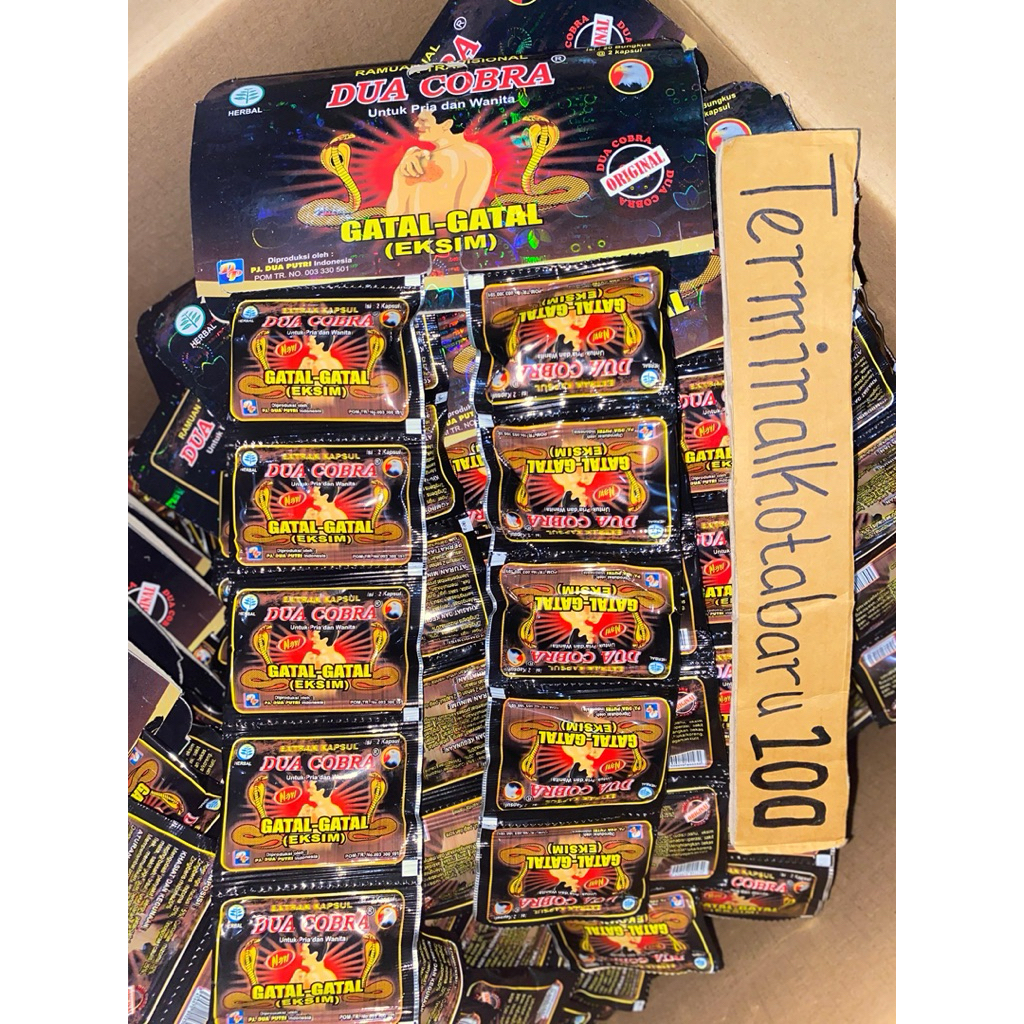 Jual Dua cobra hitam Original kapsul | Shopee Indonesia