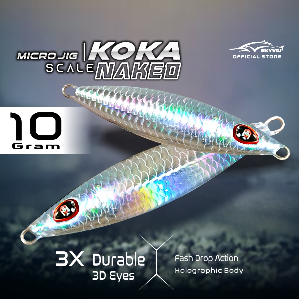 Jual MiKro Jig 10 Gram SKYVIEW KOKA Hologram Motif Sisik Naked Killer ...