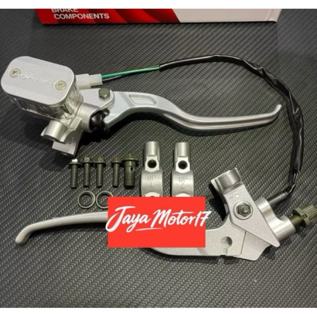 Jual Master Rem Tabung Oval Dan Kotak Silver Kaca Putih Original Full ...