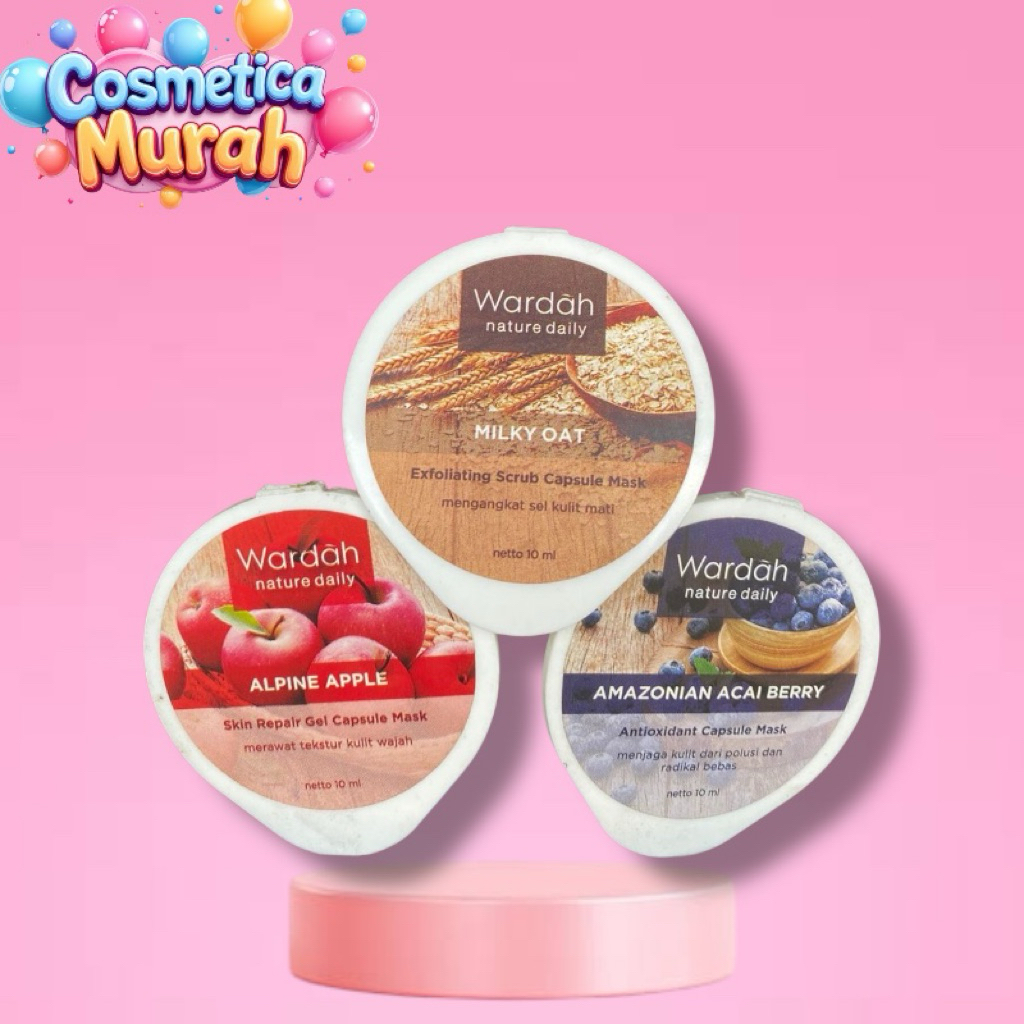 Jual SUPER SALE - WARDAH CAPSULE MASK - MASKER WAJAH OAT WARDAH ...