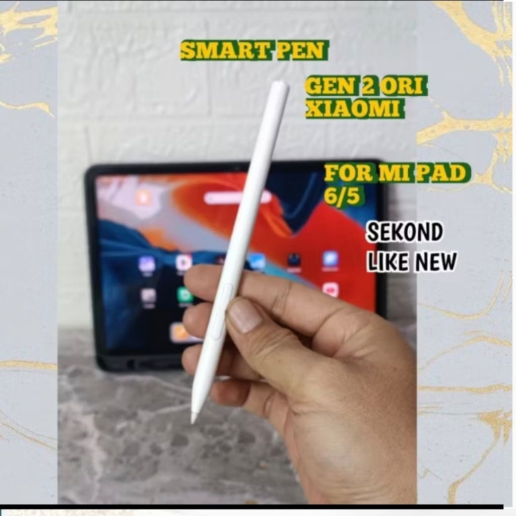 Jual ORIGINAL XIAOMI PEN GEN 2 UNTUK MI PAD 6/5 SECOND ORIGINAL ...
