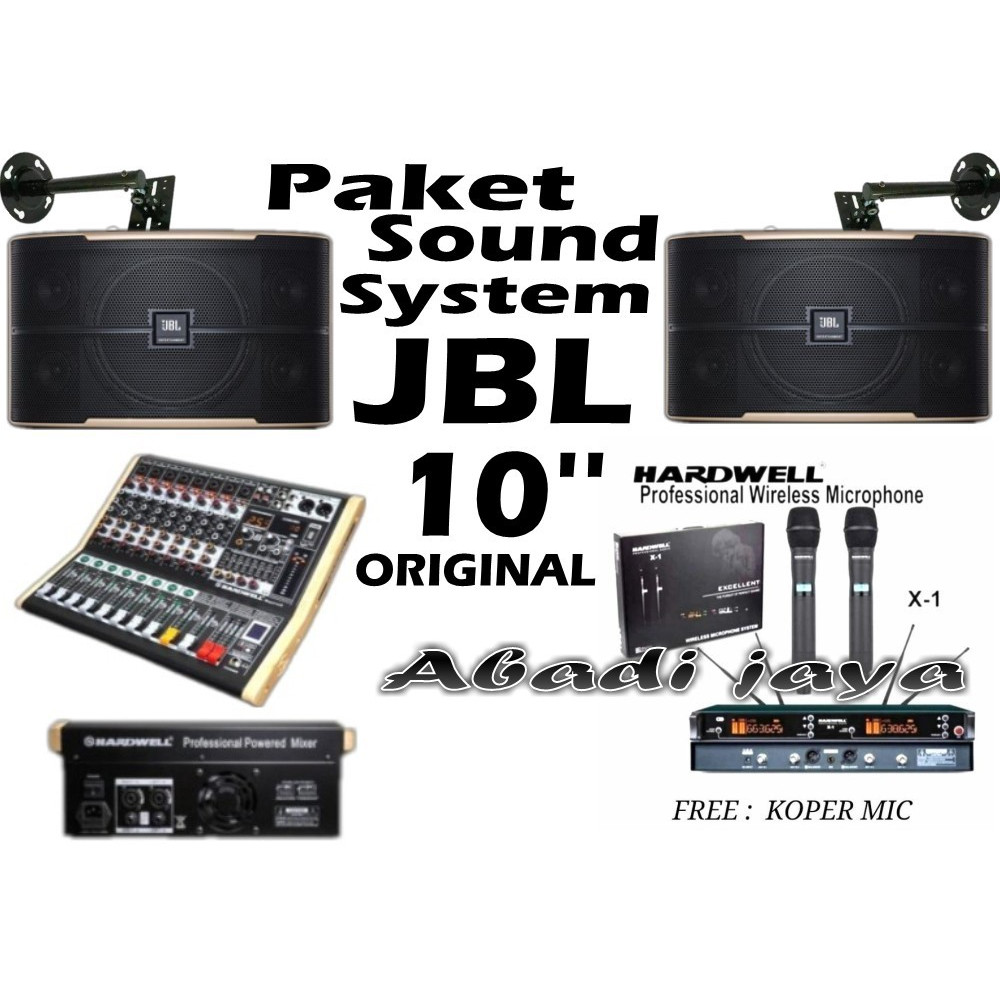 Jual PAKET SOUND SYSTEM JBL PASION 10 10'' POWER MIXER HARDWELL ...