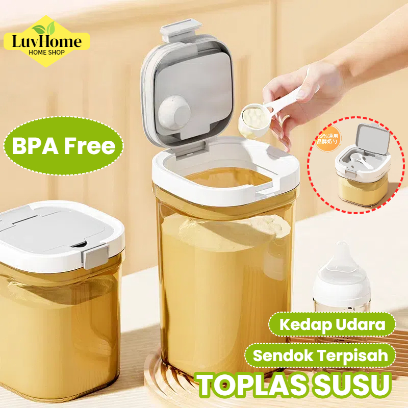 Jual LuvHome BPA Free Tempat susu Formula BayiBubuk Bayi Wadah Susu ...