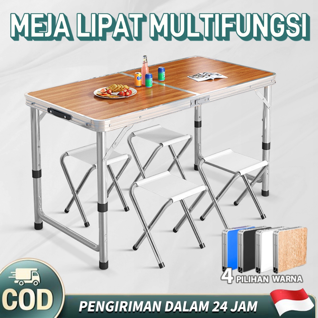 Jual Meja Makan Lipat Koper Meja Belajar Meja Koper Aluminium Meja ...