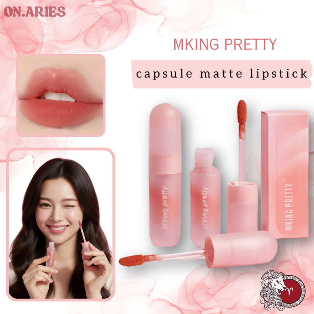 Jual MKING PRETTY Capsule Matte Liquid Lipstick Liptint Original Waterproof Tahan Lama MK002 ...
