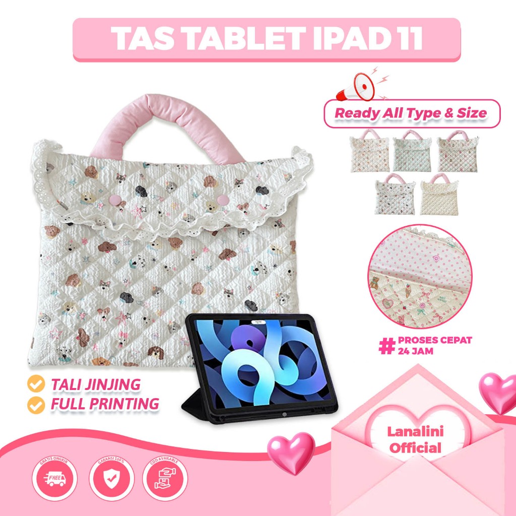 Jual Sleeve Tas Strap Case Apple iPad 11th 2025 Air Pro 11 M2 M1 M4 ...