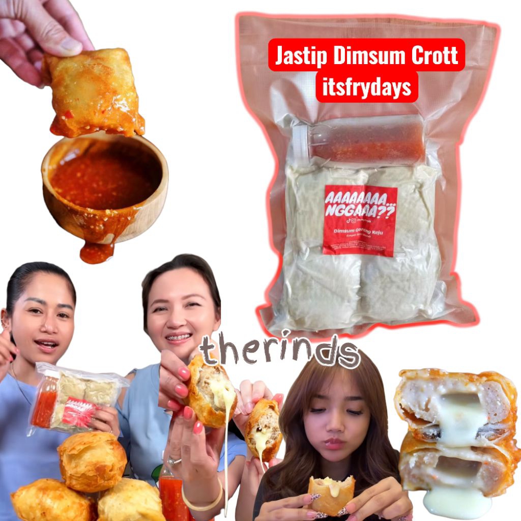 Jual Dimsum Keju Croott ITSFRYDAYS | Dimsum Goreng Keju Viral | Dimsum ...