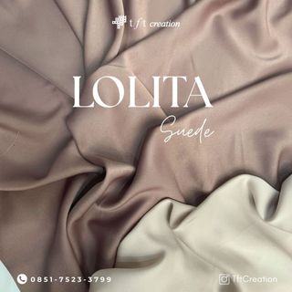 Jual 1 Yard Bahan Kain Lolita Silk Suede Premium | Gramasi 140 GSM ...