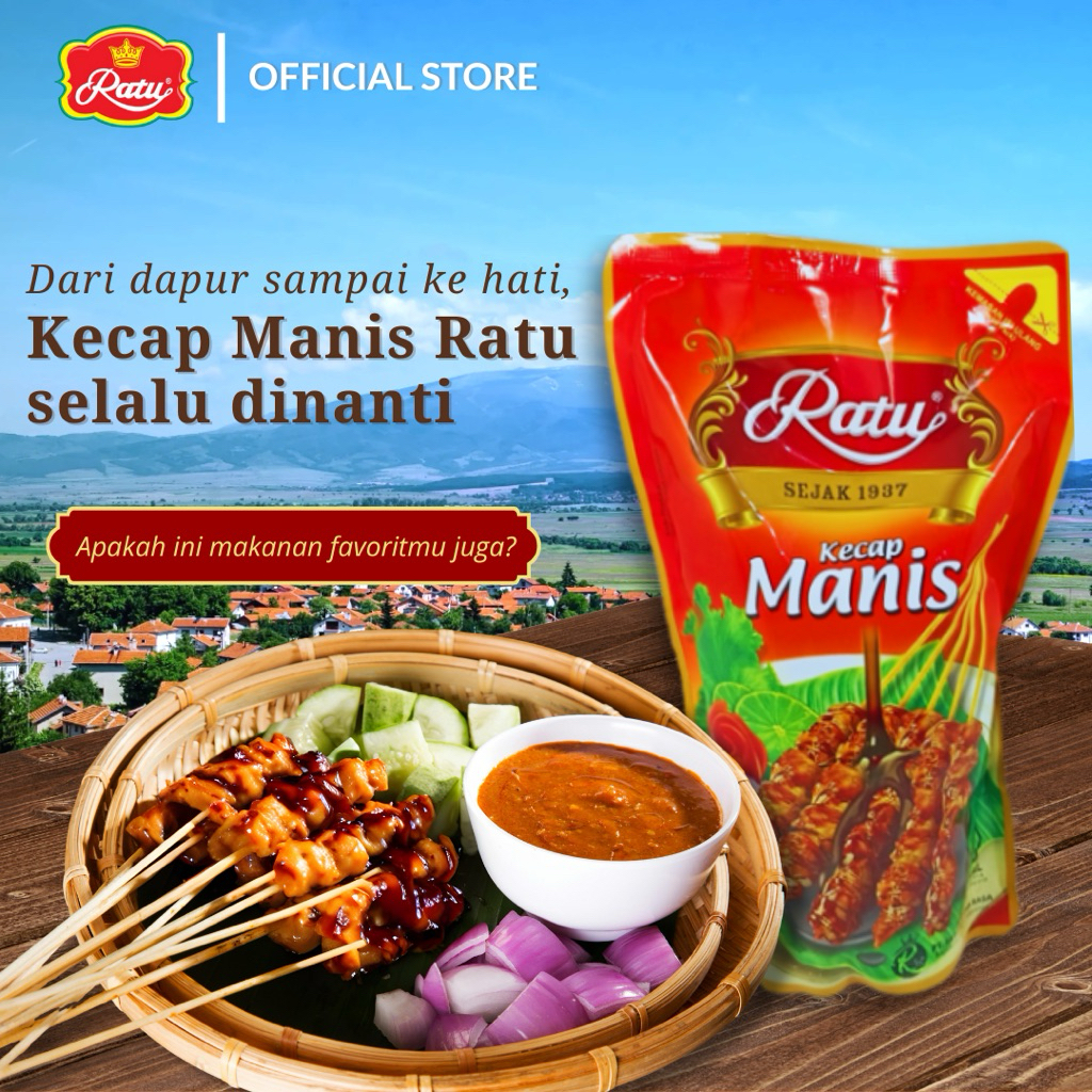 Jual KECAP MANIS RATU PREMIUM KEMASAN POUCH 600 ML | Shopee Indonesia