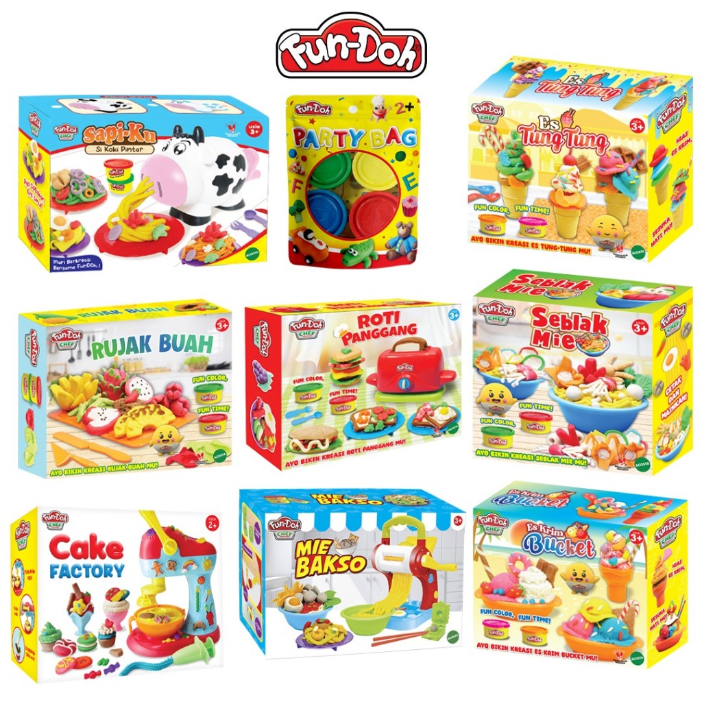 Jual COD Fundoh sapiku fundoh es tung-tung mie bakso party bag es krim ...