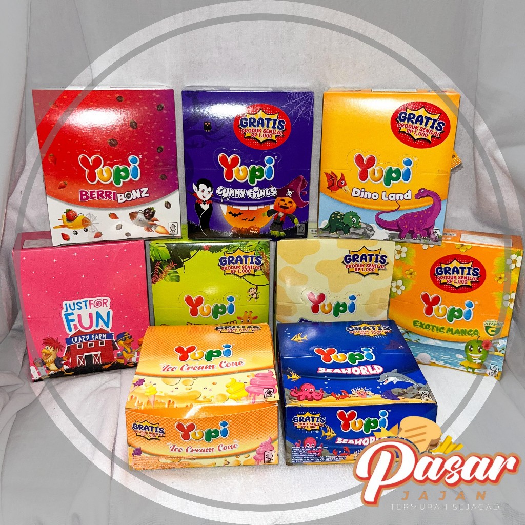 Jual Aneka Permen Yupi Candies Box Isi 24pcs | Shopee Indonesia