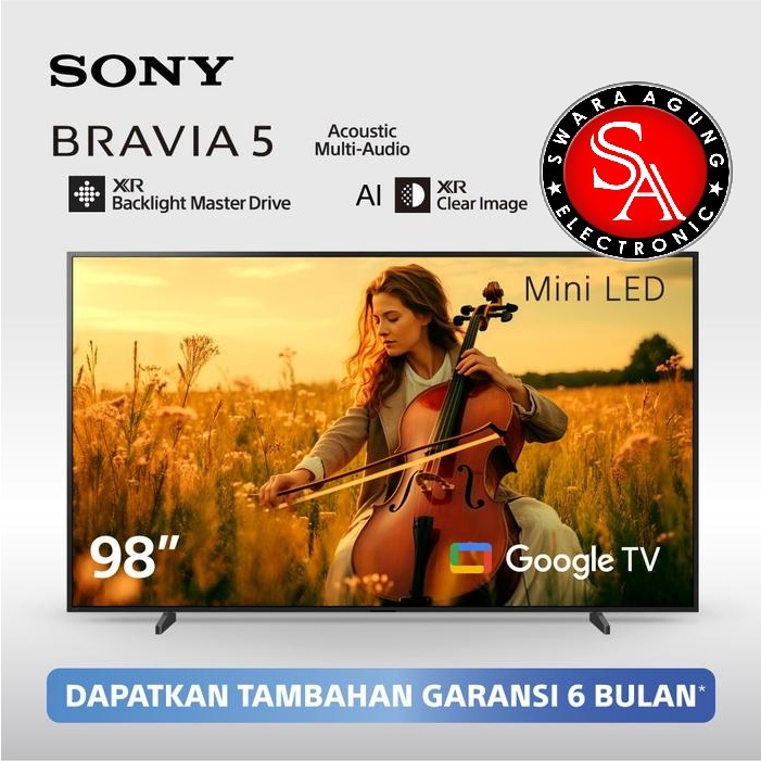 Jual Mini LED UHD 4K Google TV 98 Inch SONY Type : K-98XR50 ...
