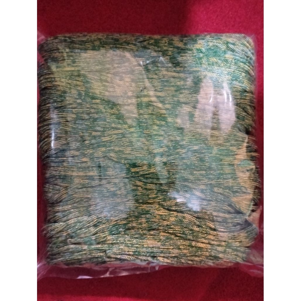 Jual talikur sembur hijau kuning 3mm bahan poy 1kg pool | Shopee Indonesia