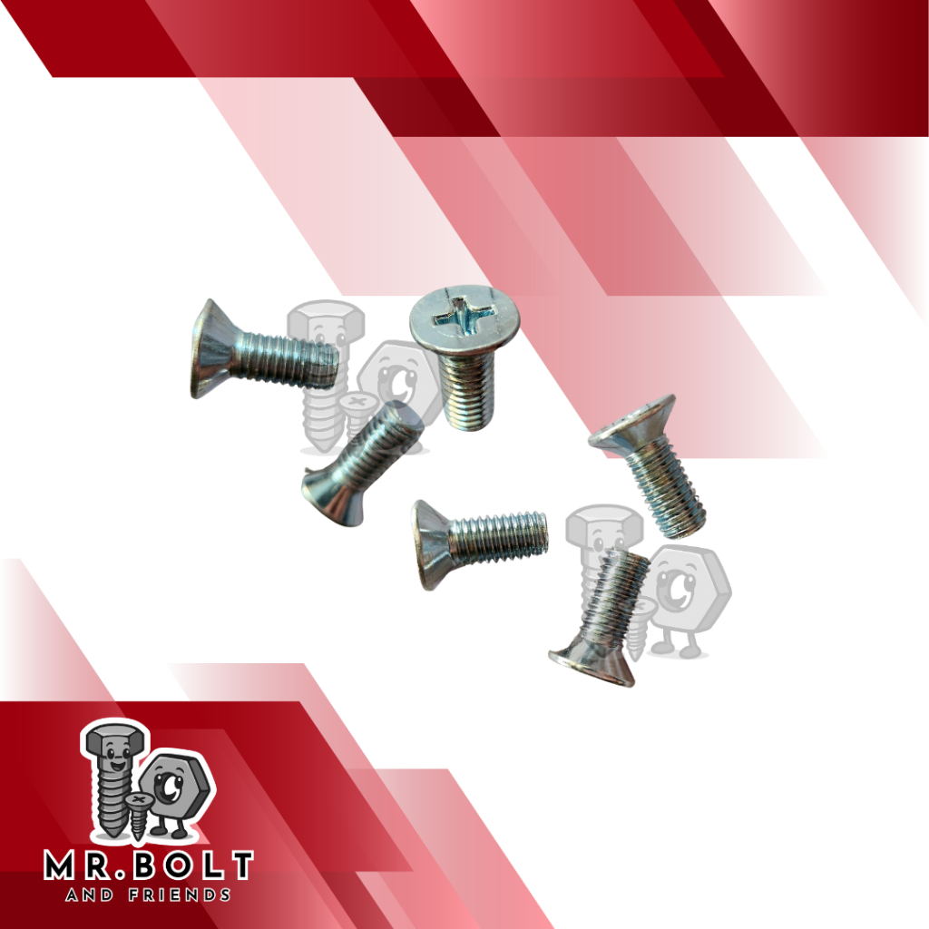 Jual Baut JF / baut flat / kepala rata M5 panjang 8/10/12/15/20/25/30/35/40/45/50/55/60/65/70/80 ...