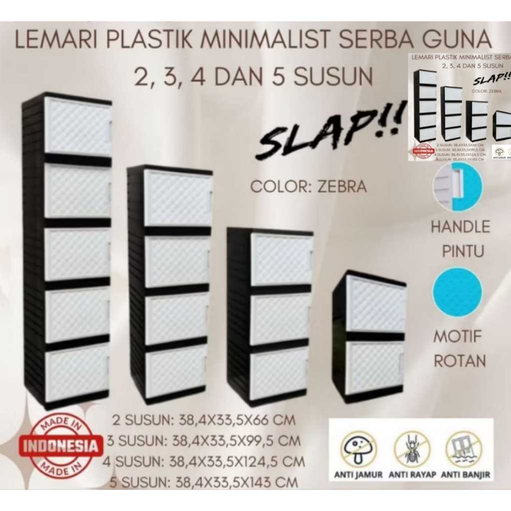 Jual Origami Lemari / Rak Susun Pakaian Baju Plastik Minimalis ...