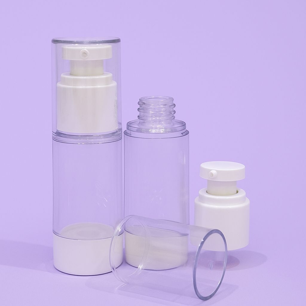 Jual Botol Airlees Pump Serum Lotion 30 ml Travel - Refill Putih ...