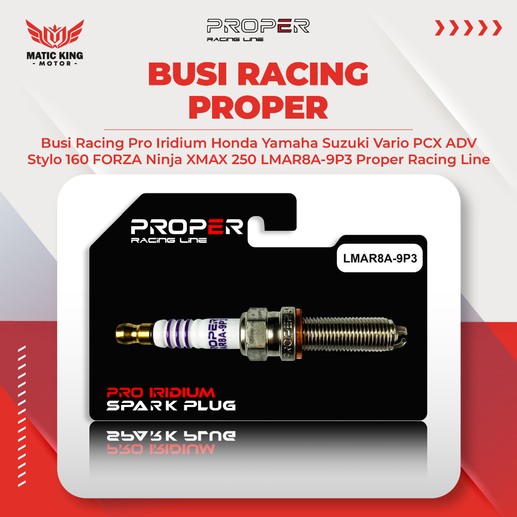 Jual PROPER Busi Iridium Pro Spark Plug Beat Vario PCX ADV Stylo Xmax ...