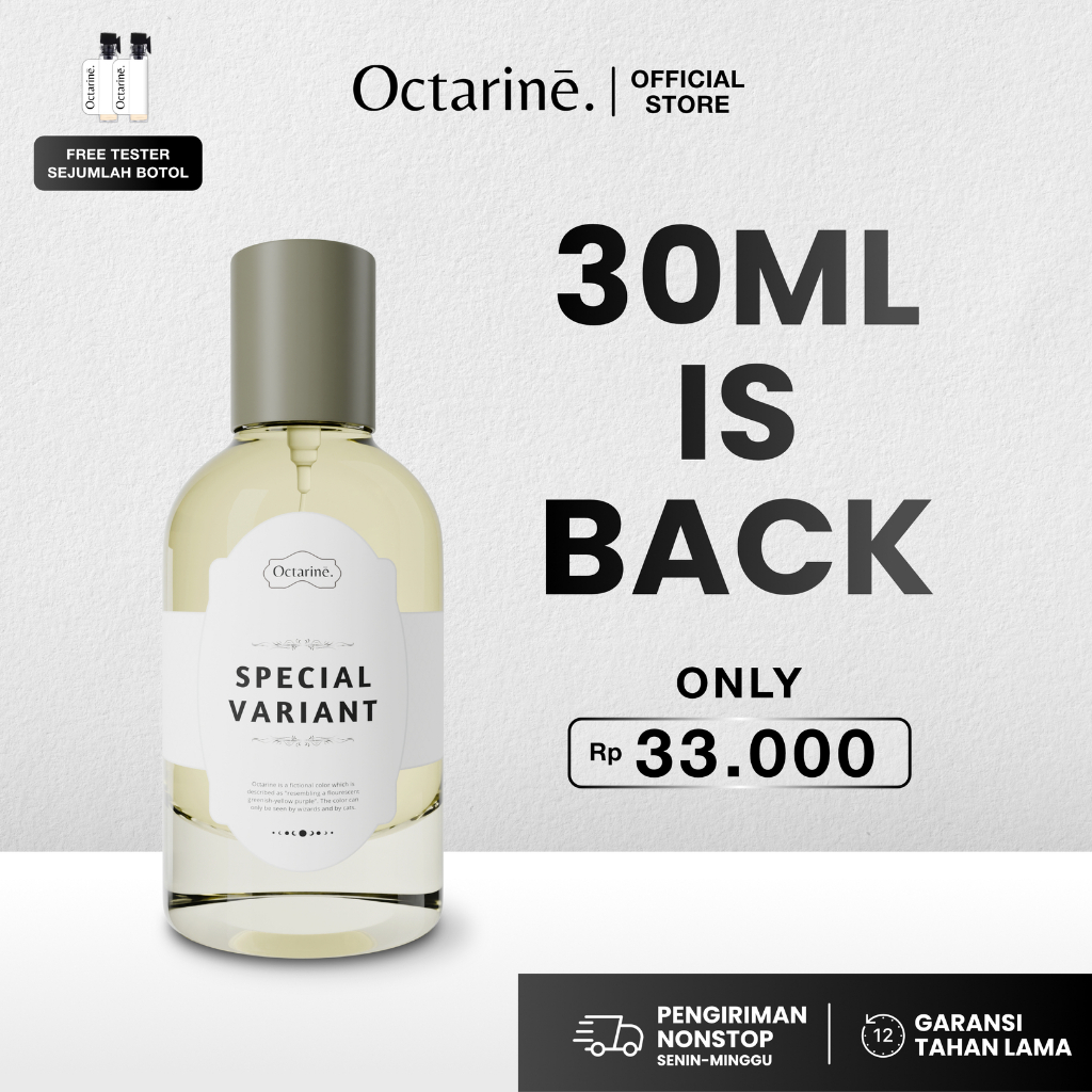 Jual [ FLASHSALE ] Octarine - Parfum Pria Wanita Tahan Lama Ukuran 30ml | Shopee Indonesia
