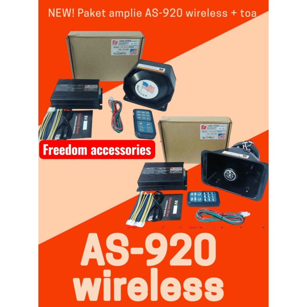 Jual toa polisi as920 wireless + toa slim 200 w set (1 paket) | Shopee ...