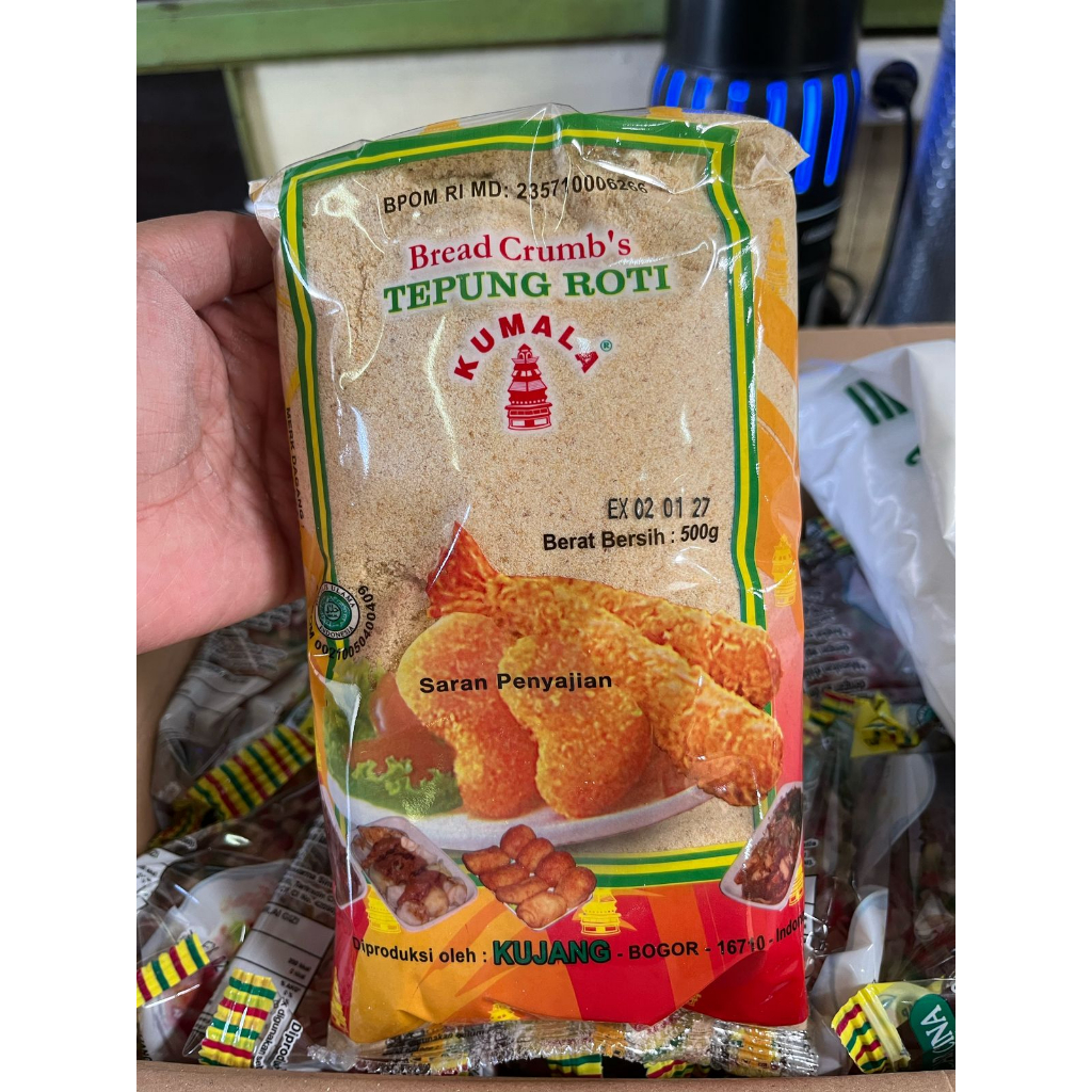 Jual Bread Crumb 500gr Cap KUMALA|Roti Bubuk|Tepung Panir 500gr ...