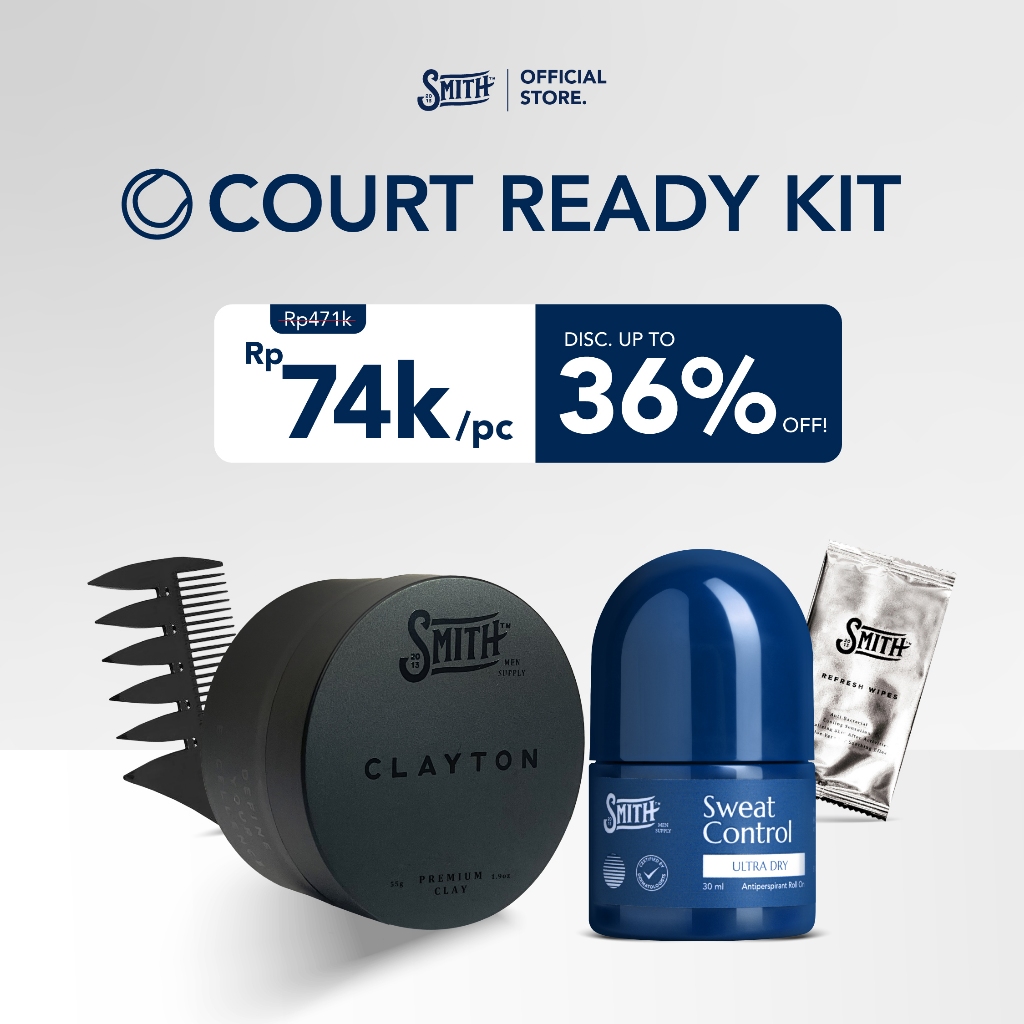 Jual [SPORTS KIT] Smith Men Supply- Court Ready Kit: Ultra Dry ...