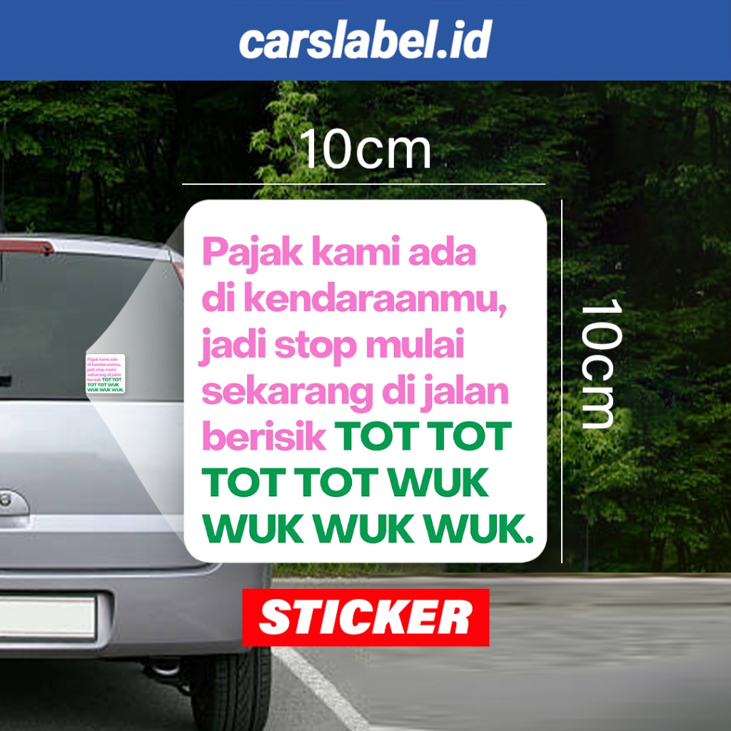 Jual TOT TOT WUK WUK Sticker Printing | Shopee Indonesia