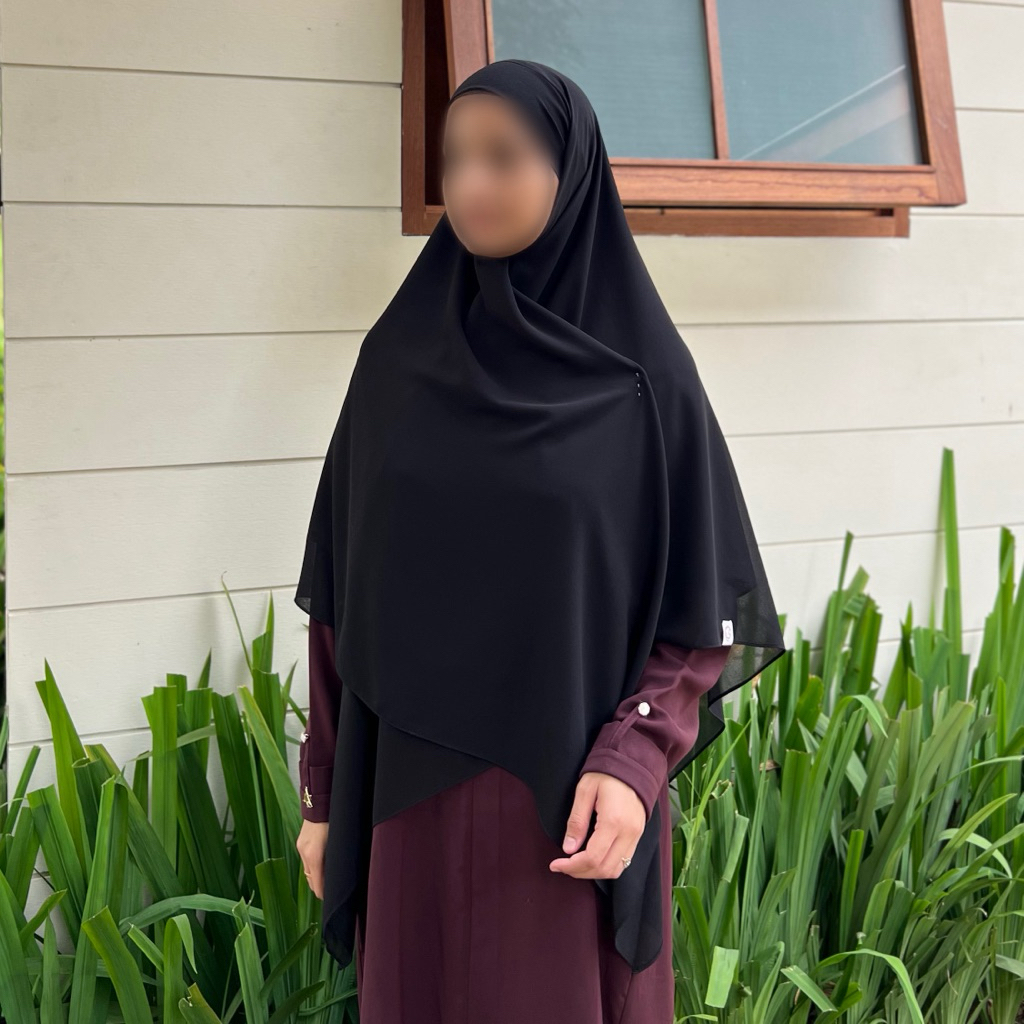 Jual Yasmaaa - Hagia French Square (khimar syar’i) | Shopee Indonesia