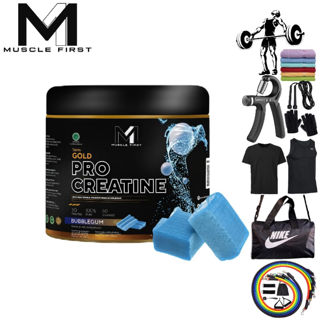 Jual Muscle First - PRO CREATINE Monohydrate 360gram 60serving Menambah ...