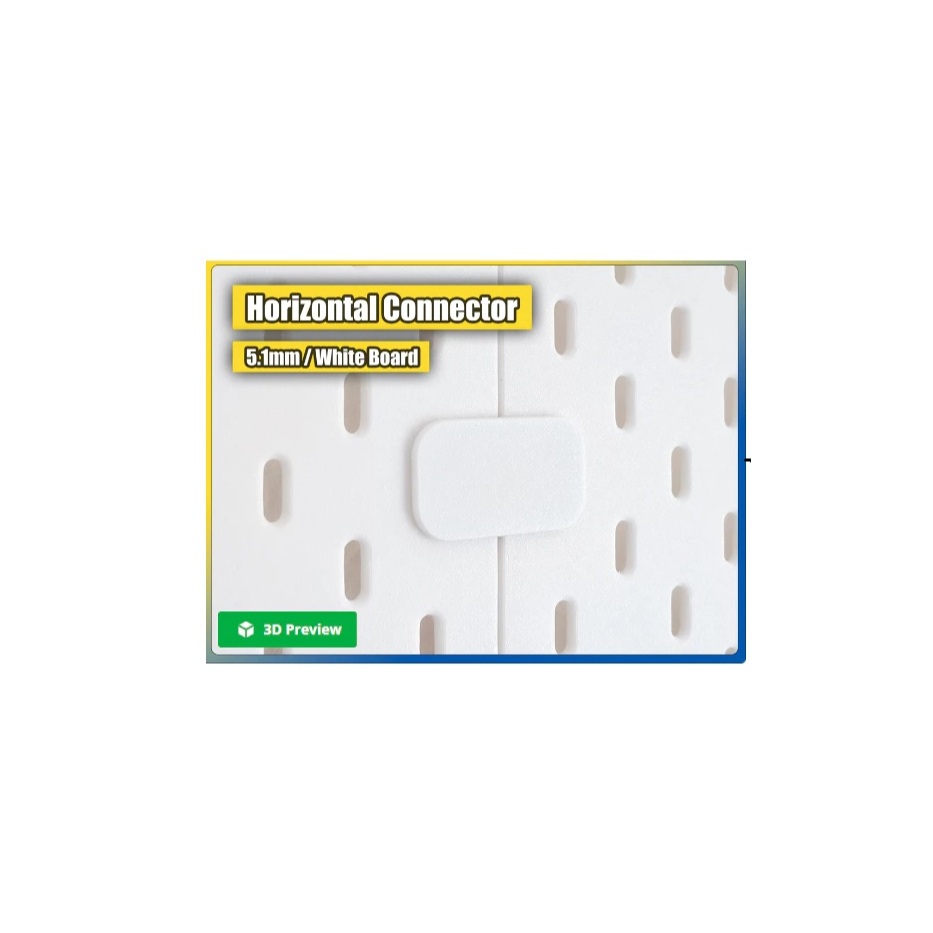 Jual Connector (horizontal) konektor penyambung pegboard | Shopee Indonesia