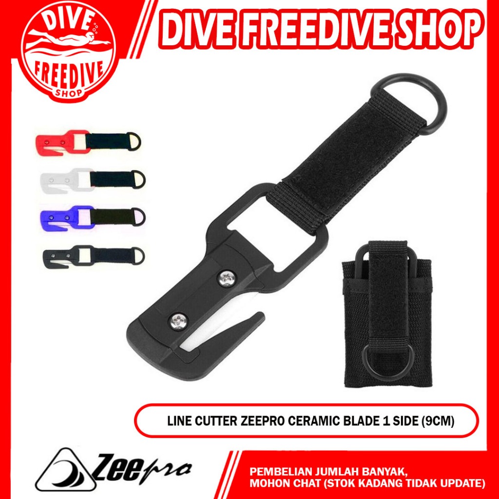 Jual Line Cutter Zeepro Ceramic Blade 1 Side 9cm Spare Part Pisau Selam ...