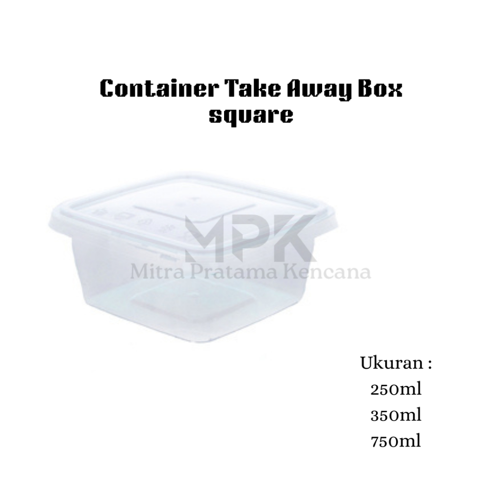 Jual Container Box - Cup Plastik SQ DM 250ml / 350ml / 750ml – 1 Pack ...