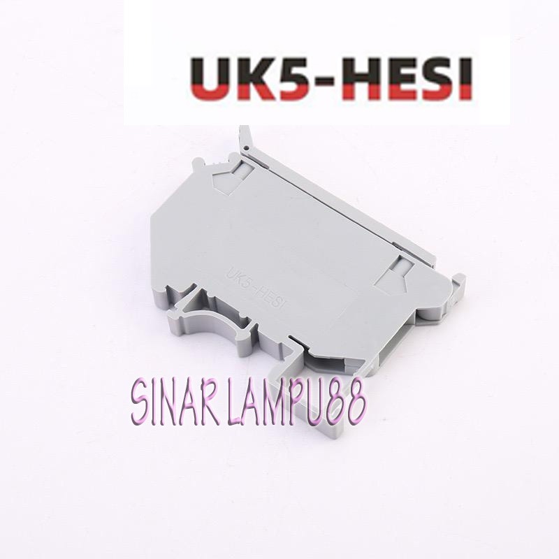 Jual UK5-HESI FUSE TERMINAL BLOCK DIN RAIL + FUSE CERAMIC 2A 4A 10A ...