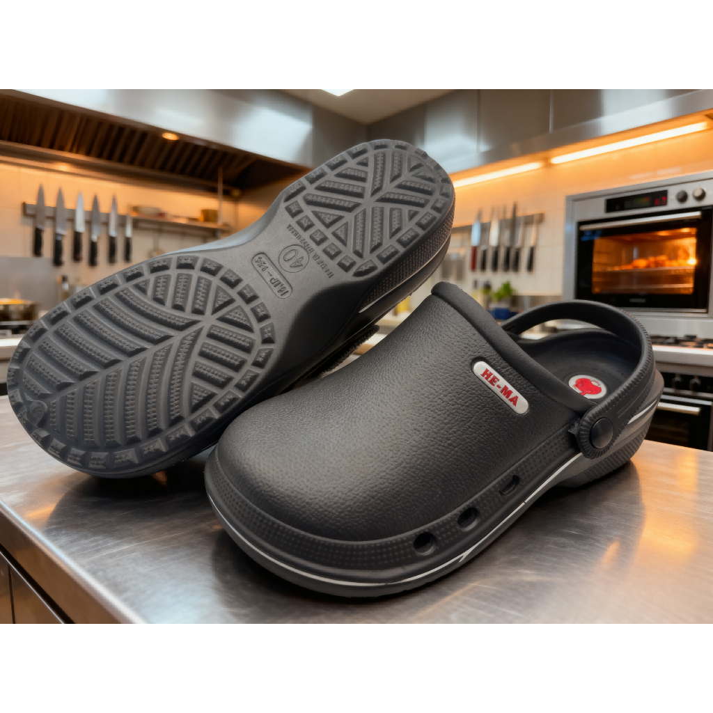 Jual Sepatu Kerja Khusus Dapur.sandal anti-noda dan tahan minyak.Sandal ...