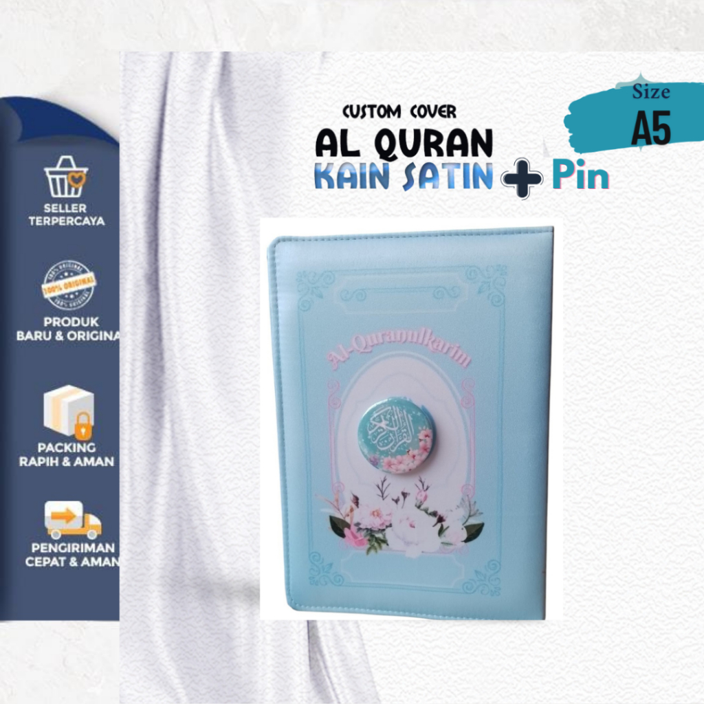 Jual RD - Cover Al-quran + Pin Premium Hanya Cover saja Bisa Custom ...