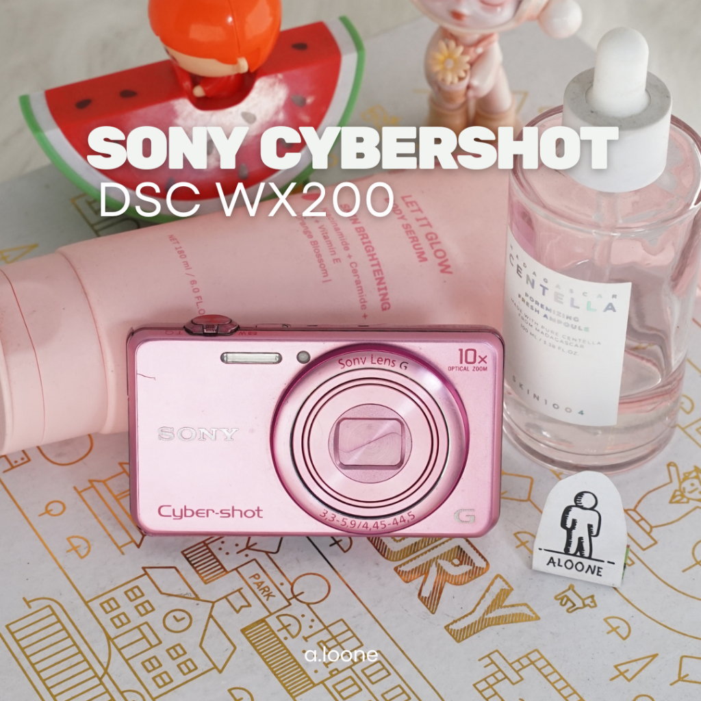 Jual SONY CYBER-SHOT WX200 DIGICAM PINK — KAMERA POCKET MINI, MUNGIL ...