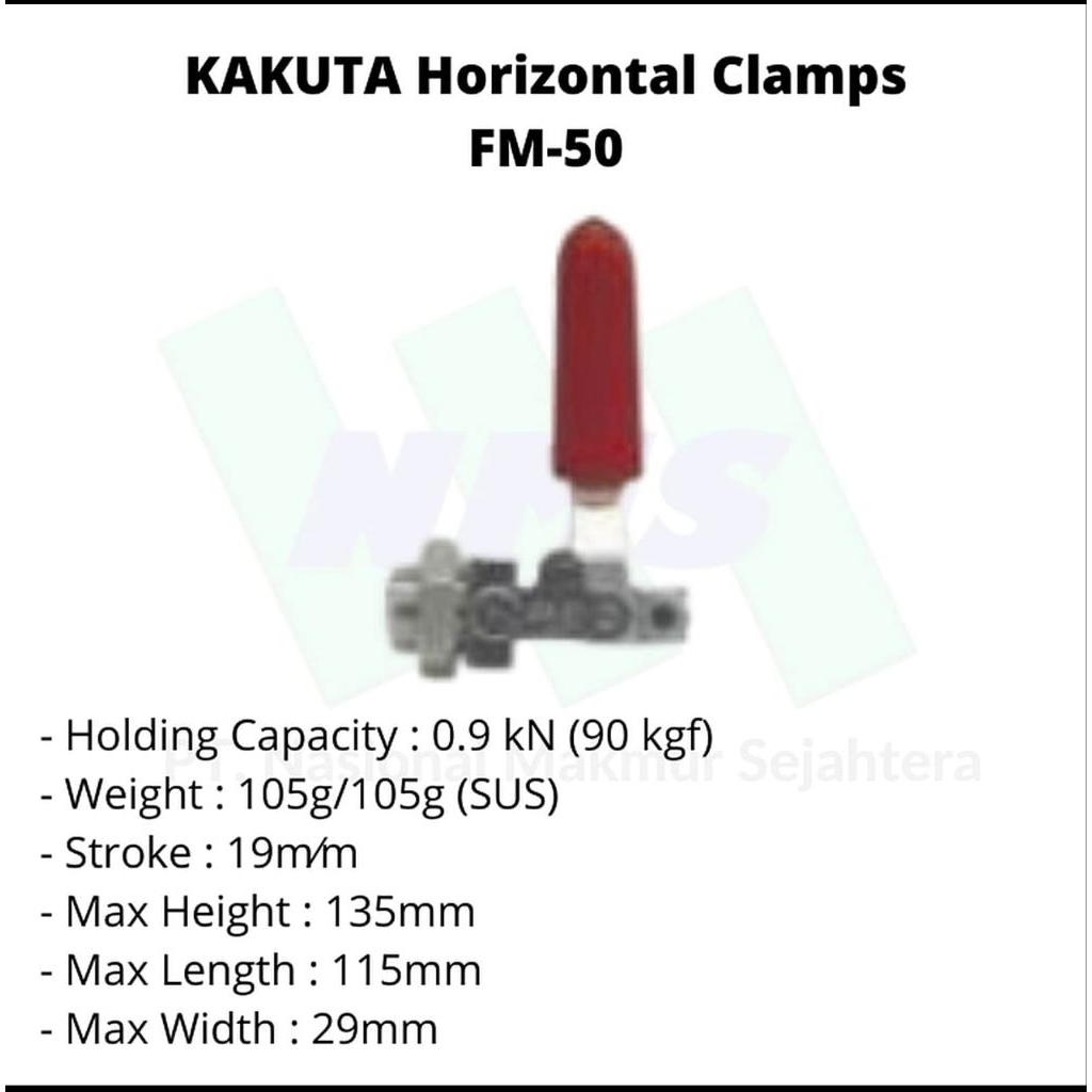 Jual KAKUTA Toggle Clamp FM 50 Original Japan | Shopee Indonesia