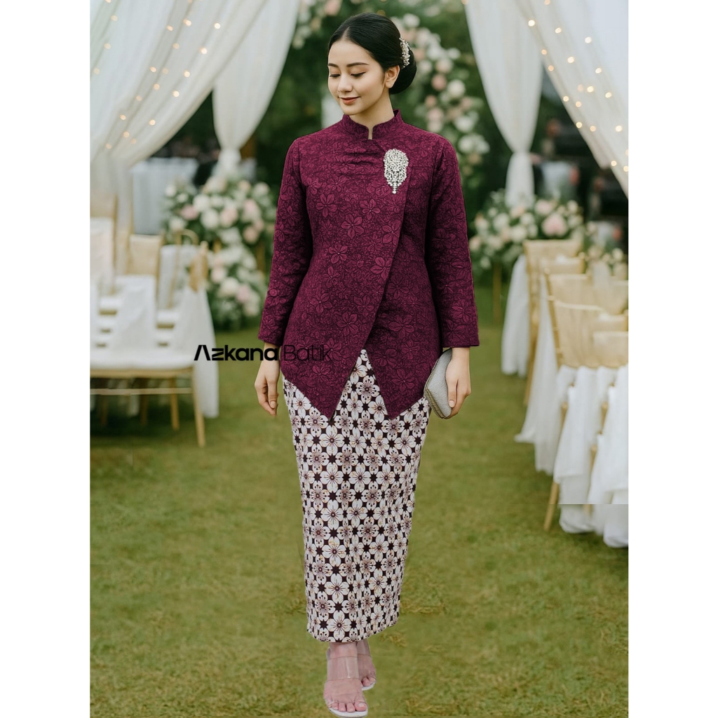 Jual Terbaru Set Kebaya Janggan Rok Batik Modern Kebaya Kondangan ...