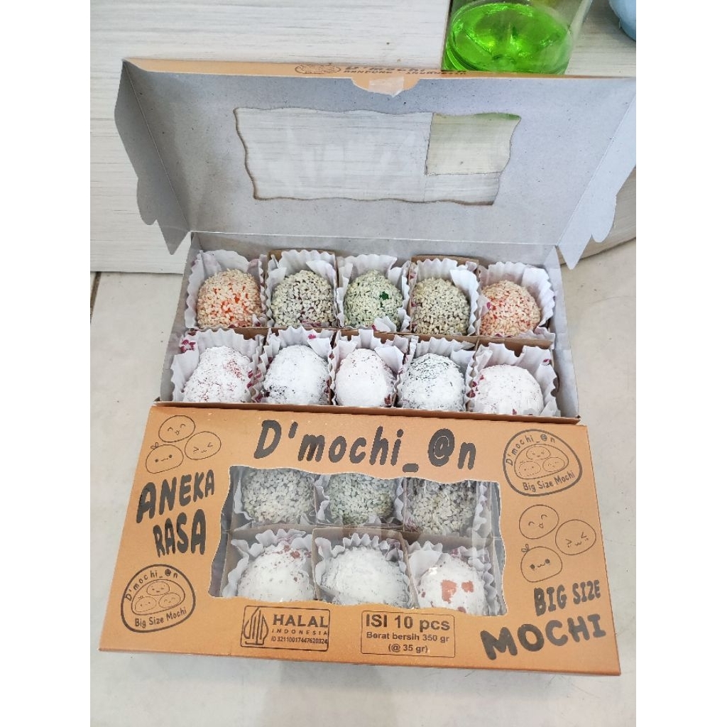 Jual D'MOCHI MOCHI ANEKA RASA ISI 10 BIG SIZE | Shopee Indonesia