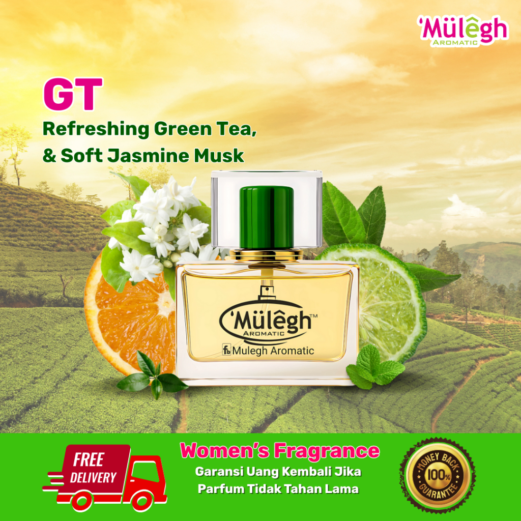 Jual Mulegh Aromatic - GT | Parfum Wanita Soft Green Tea Orange ...