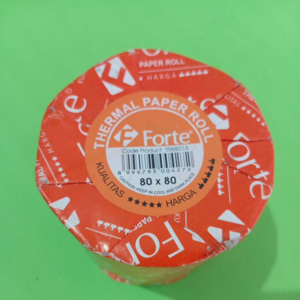 Jual Thermal Paper Forte 80x80mm Per Roll | Shopee Indonesia