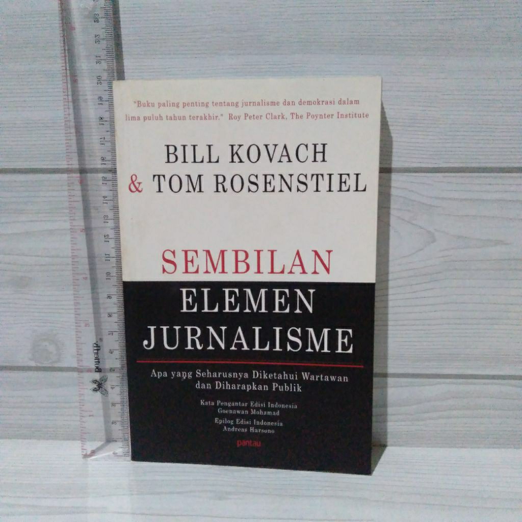 Jual Sembilan Elemen Jurnalisme By Bill Kovach | Shopee Indonesia
