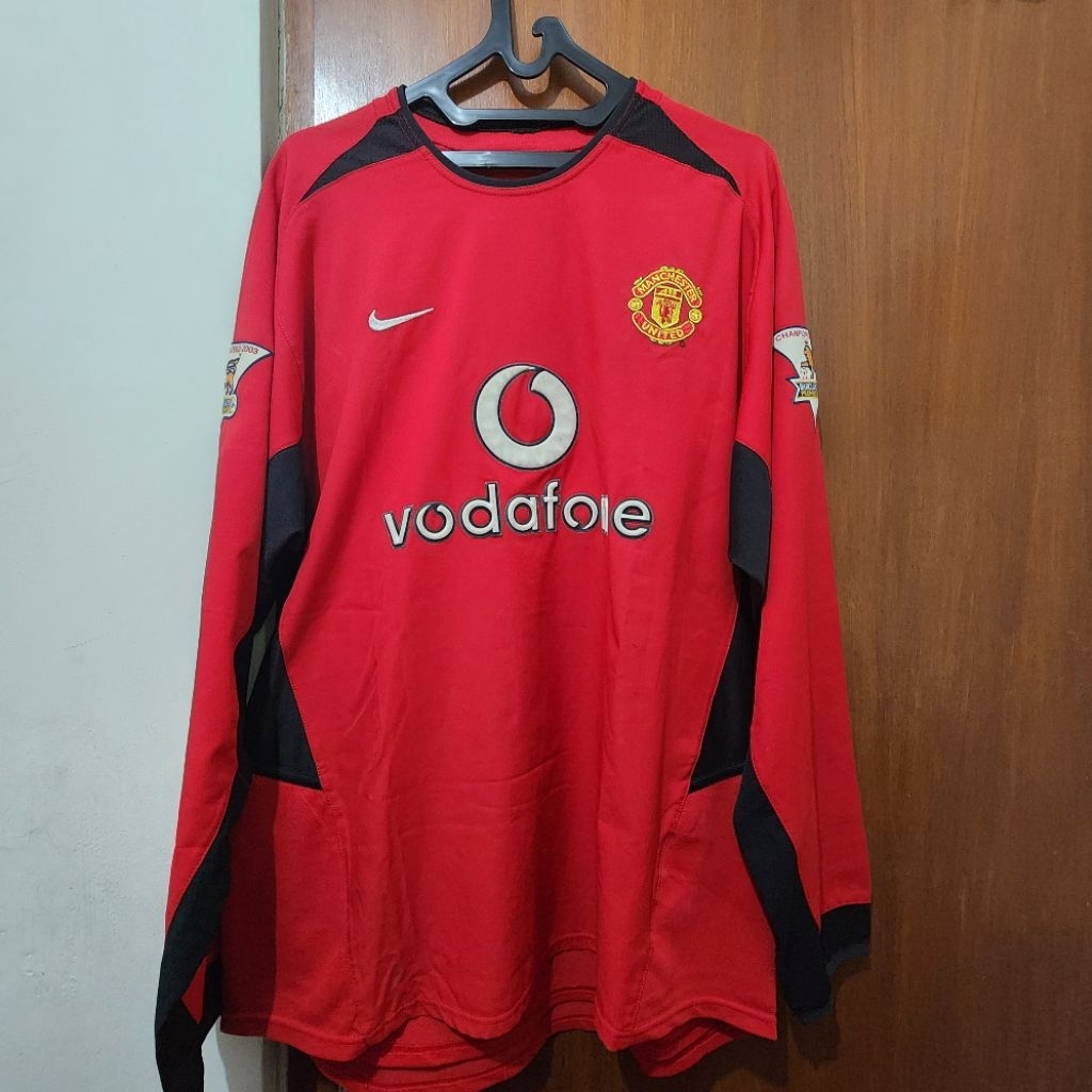 Jual Jersey Manchester United 2003 Original LS | Shopee Indonesia