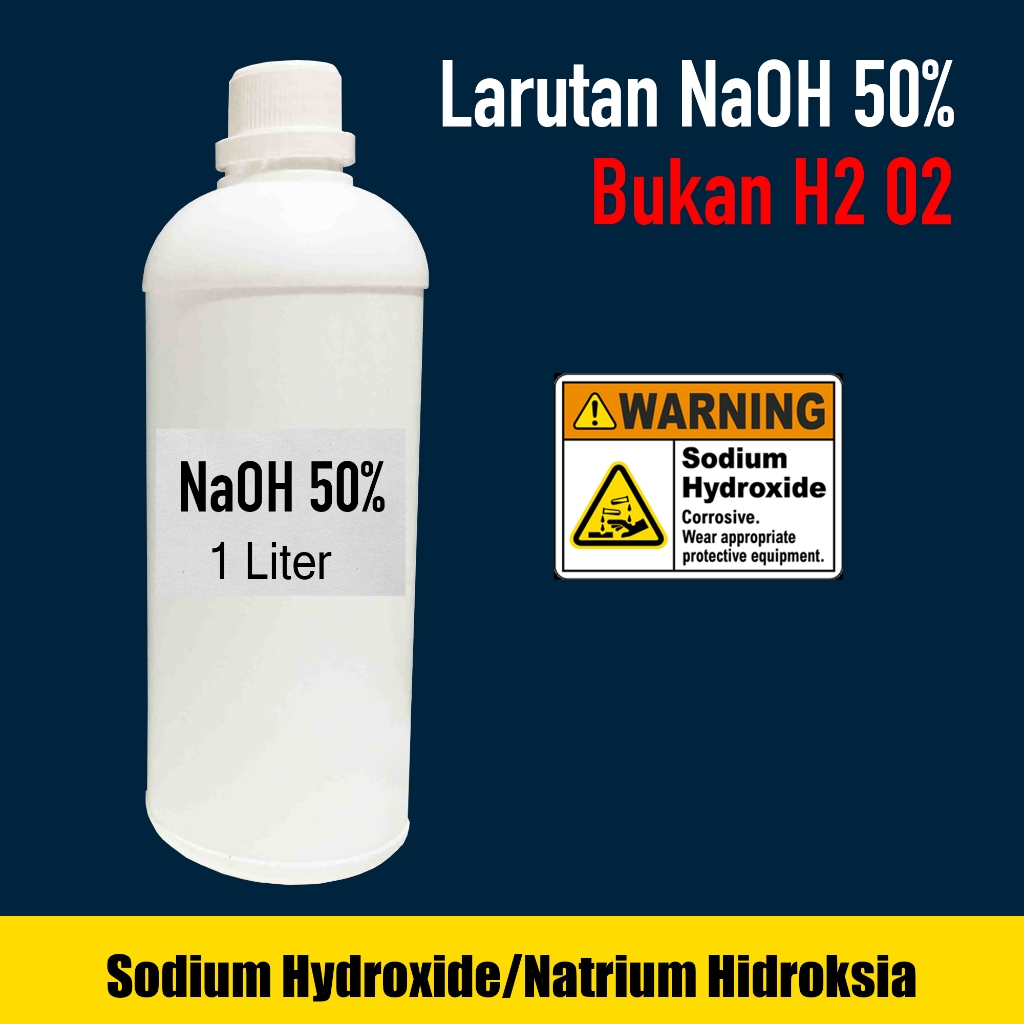 Jual Larutan NaOH 50% / Larutan Natrium Hidroksida / Sodium Hydroxide ...